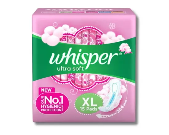 Shop Whisper Ultra Soft 15Pads (XL) at Shwapno.com | ঢাকা, চট্টগ্রাম ...
