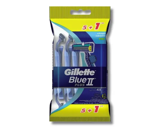 Shop Gillette Blue 2 Razor (5+1) IN at Shwapno.com | Shwapno Online ...
