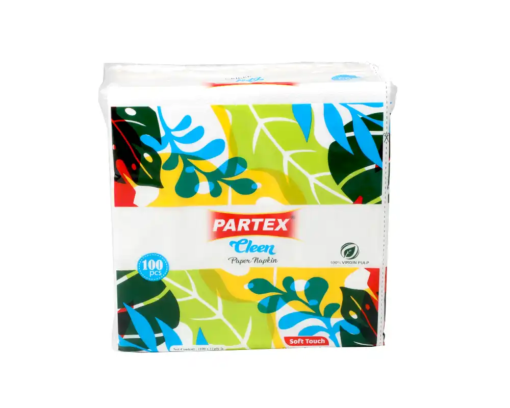 Shop Partex Cleen Paper Napkin 100Pcs at Shwapno.com | ঢাকা, চট্টগ্রাম ...