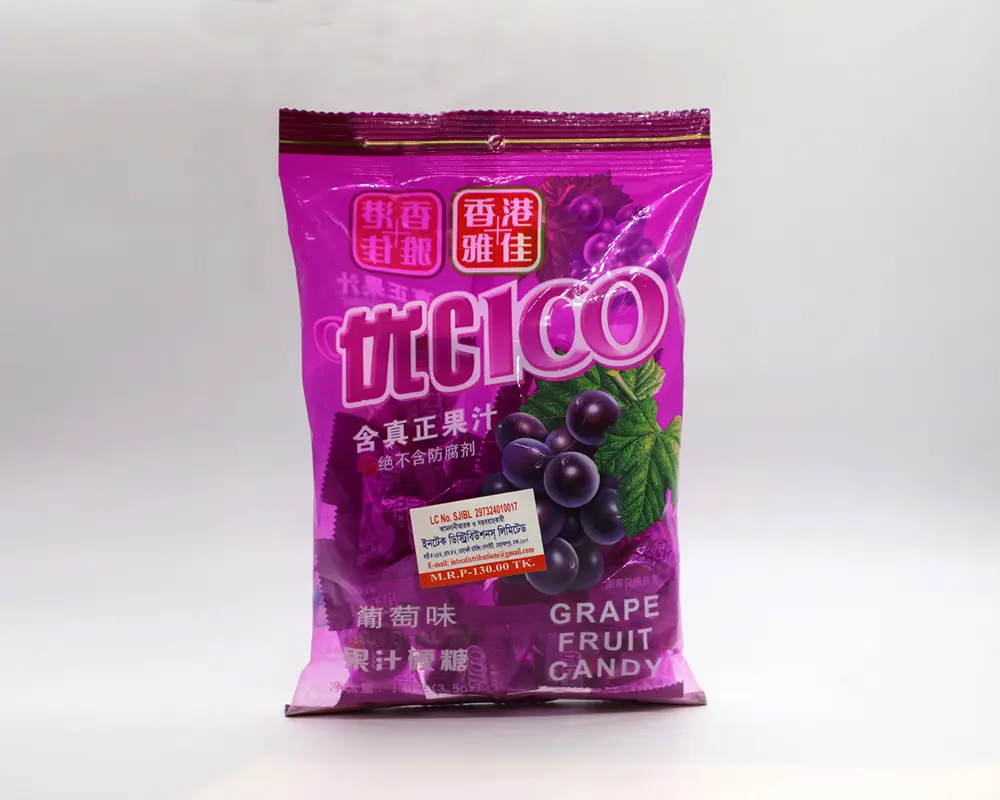 Shop UC 100 Fruit Candy Grape 100gm at Shwapno.com | ঢাকা, চট্টগ্রাম ...