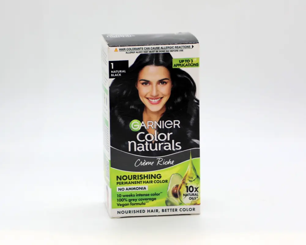 Shop Garnier Color No.1 Natural Black Hair Cream 70ml+60gm at Shwapno ...