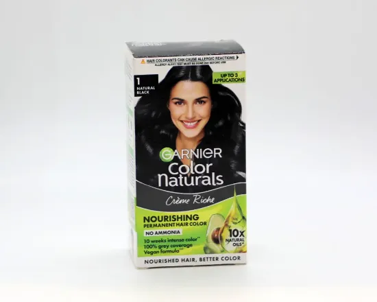 Shop Garnier Color No.1 Natural Black Hair Cream 70ml+60gm at Shwapno ...
