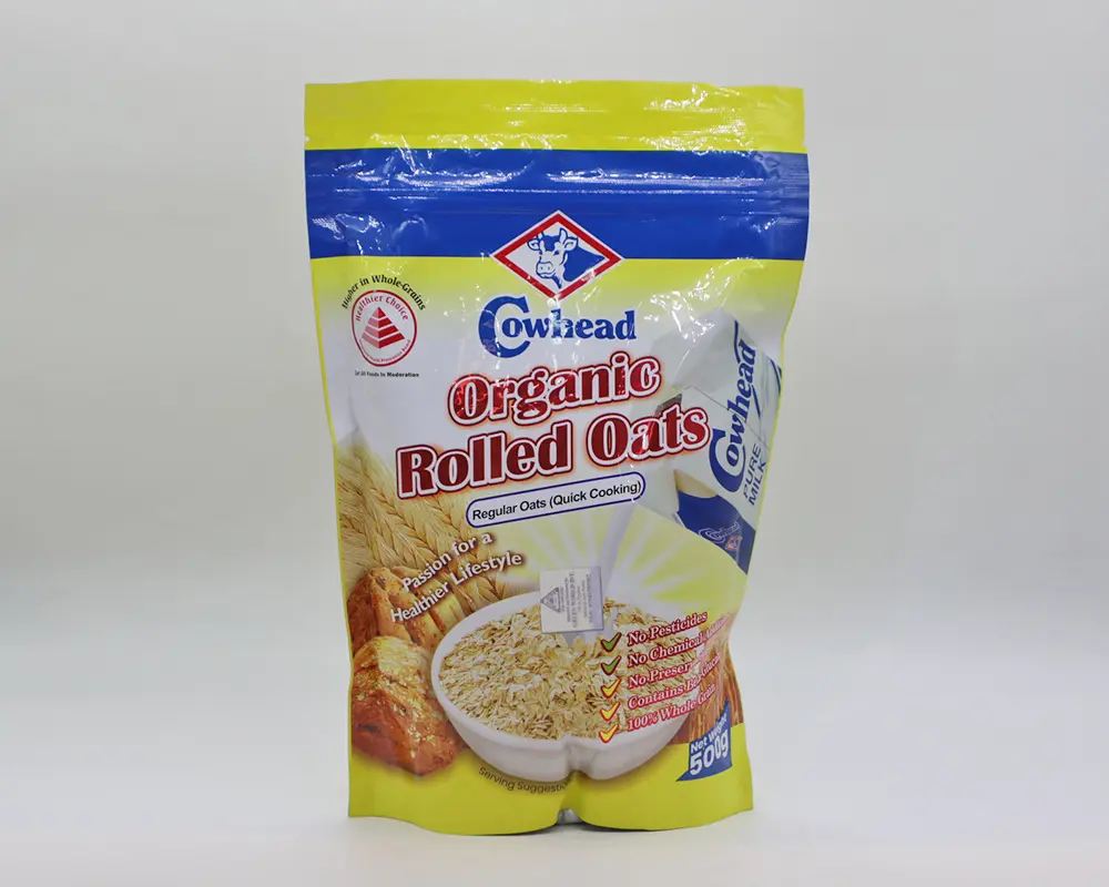 Cowhead Organic Rolled Regular Oats 500gm China | Shwapno Online ...