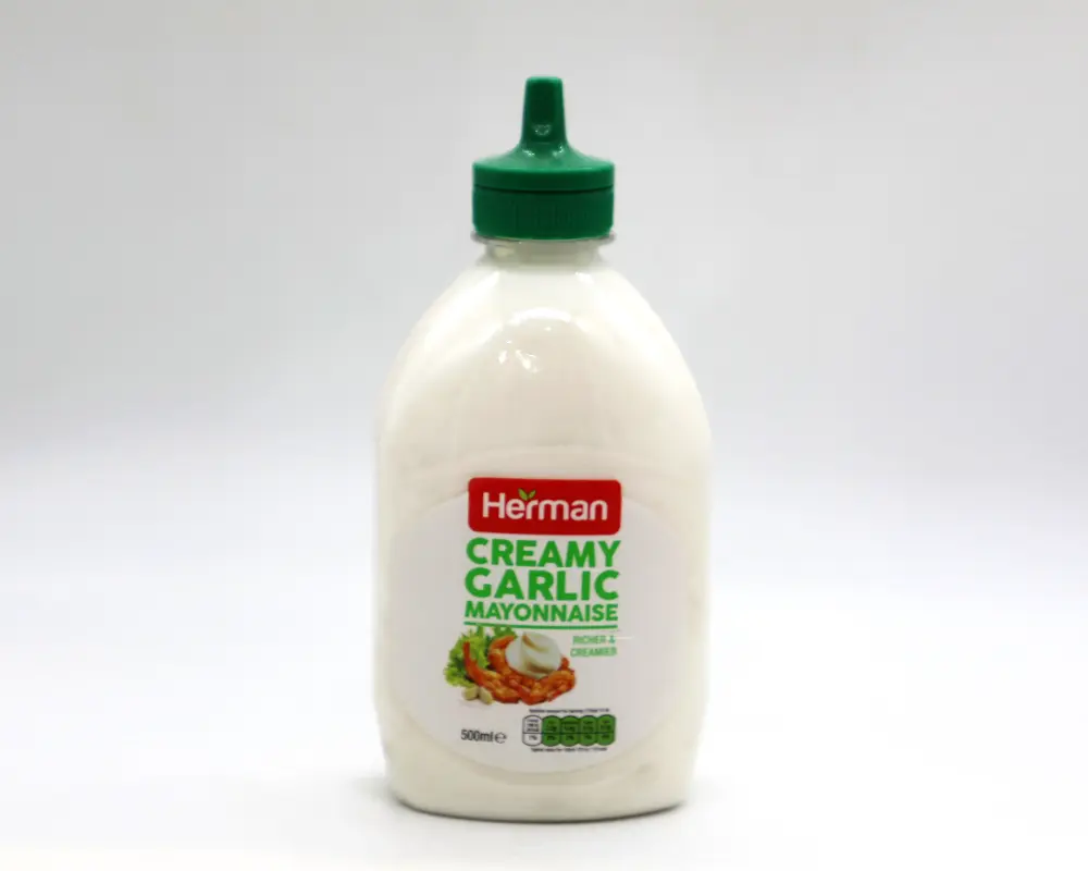 Shop Herman Creamy Garlic Mayonnaise 500ml United Arab Emirates at ...