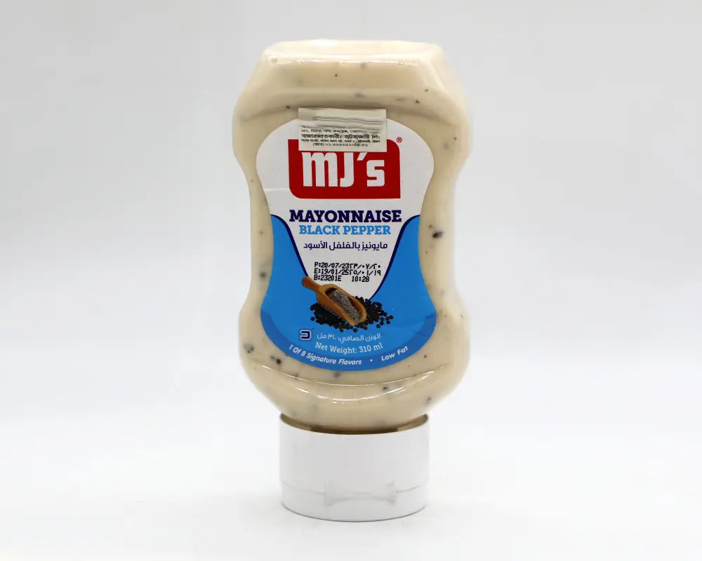 Shop MJ's Mayonnaise Black Pepper 310ml United Arab Emirates at Shwapno ...