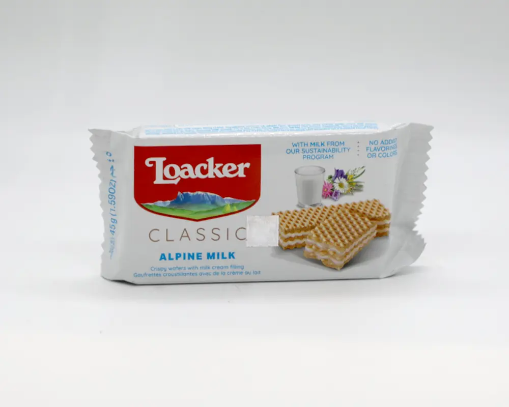 Shop Loacker Classic Alpine Milk Wafer 45gm at Shwapno.com | ঢাকা ...