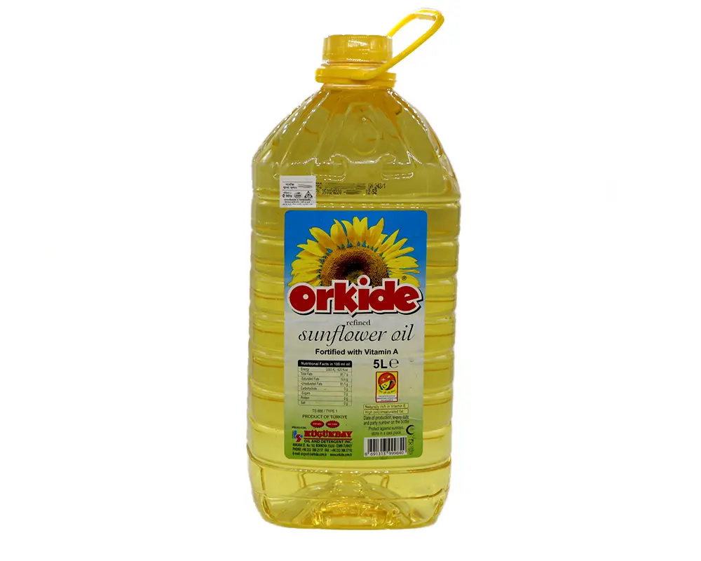 Buy Orkide Sunflower Oil 5 Litre Online at Best Price | Shwapno.com ...
