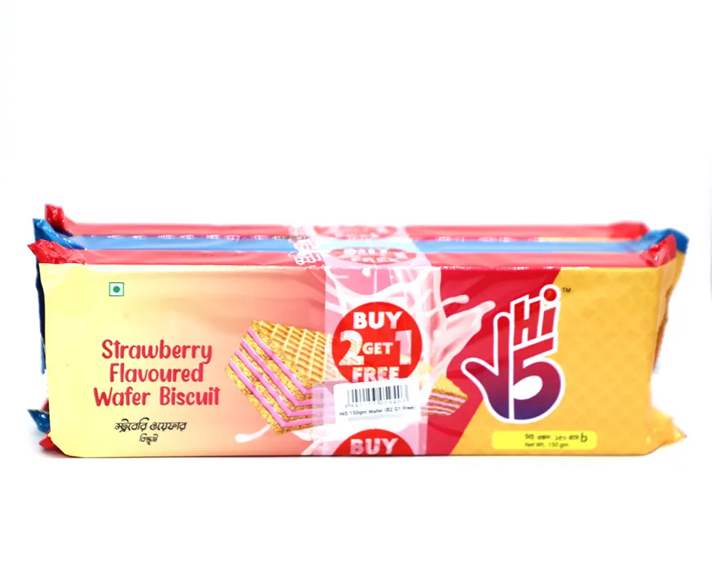 Shop Hi5 all Flavour Wafer 150gm (Buy2 Get1 Free) at Shwapno.com ...
