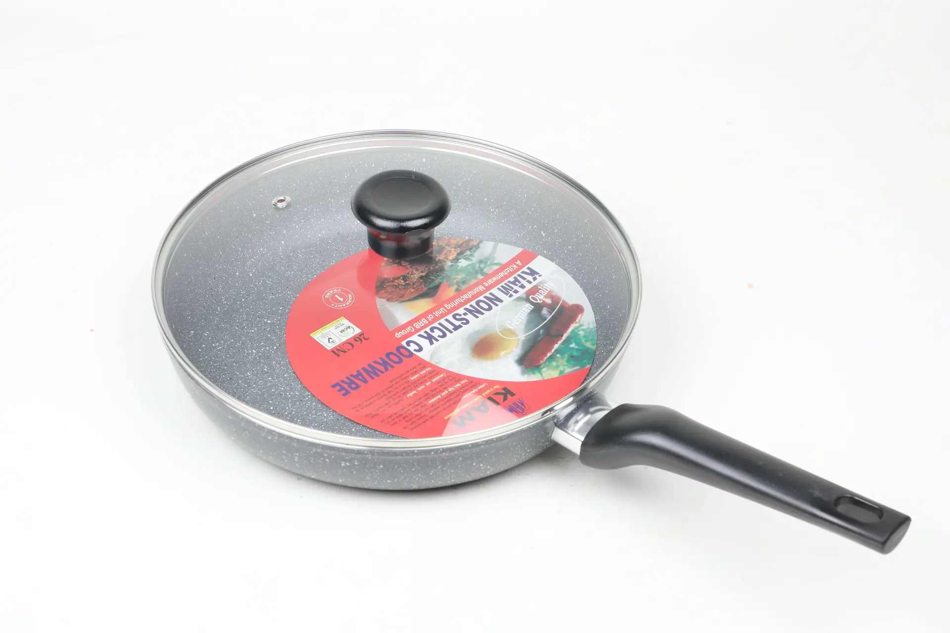 Shop Kiam Frypan With Glass Lid 26cm at Shwapno.com | Shwapno Online ...
