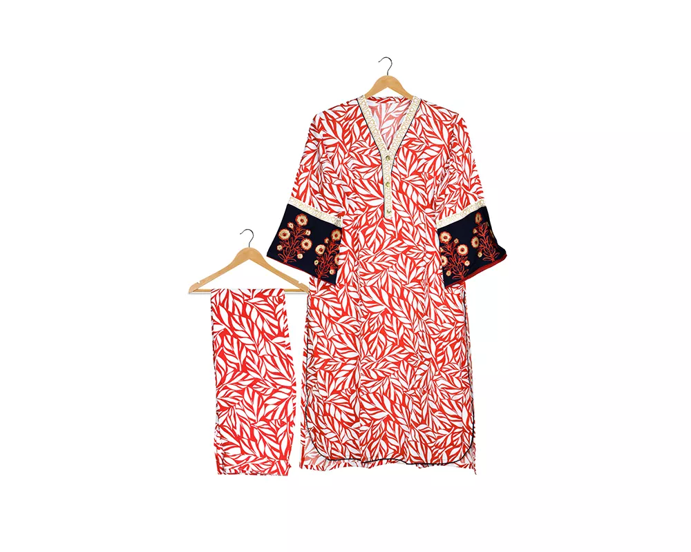 Shop Orange Block Printed 2 Pcs-40 at Shwapno.com | ঢাকা, চট্টগ্রাম ...