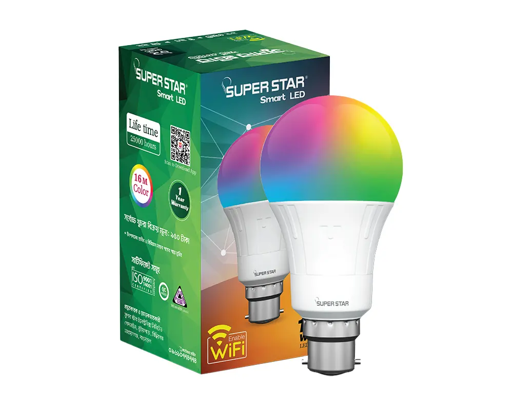 Shop Super Star AC Led Wifi 12W Bulb Patch at Shwapno.com | Shwapno ...
