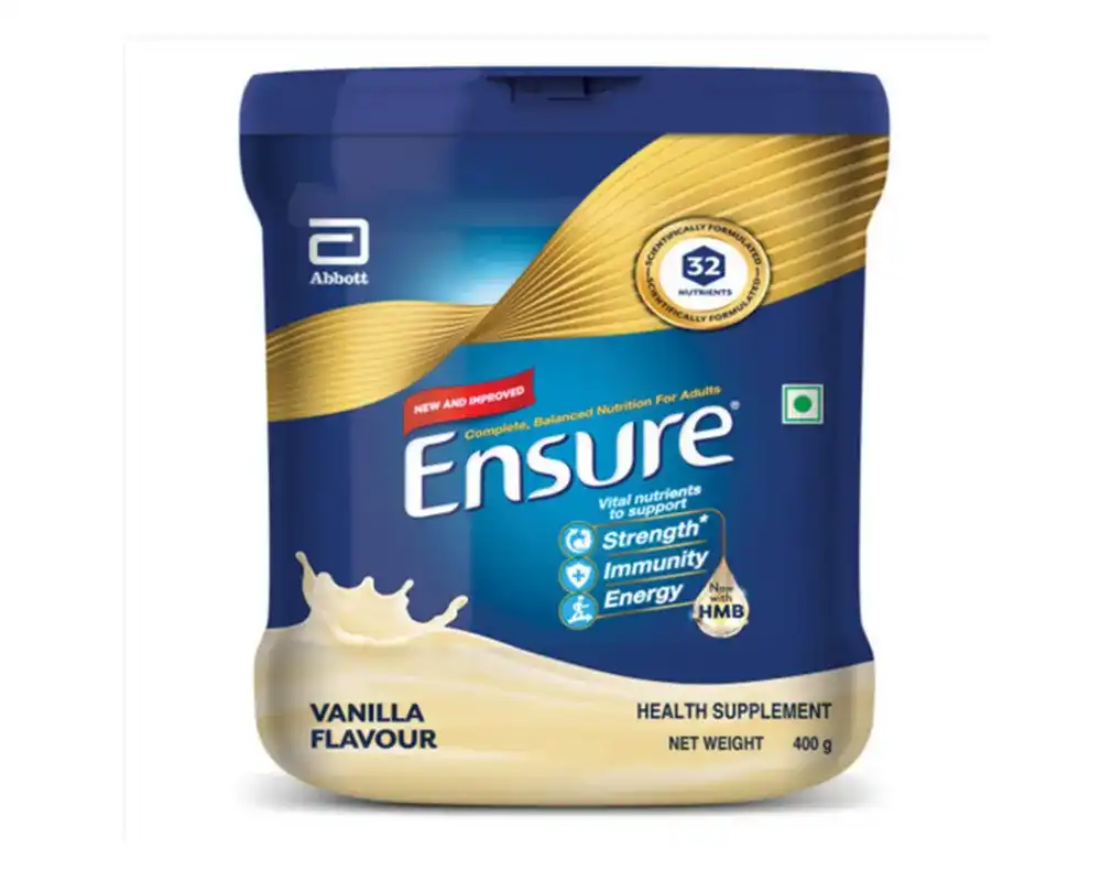 Shop Ensure Vanilla Flavour Powder 400gm (Jar) at Shwapno.com | ঢাকা ...