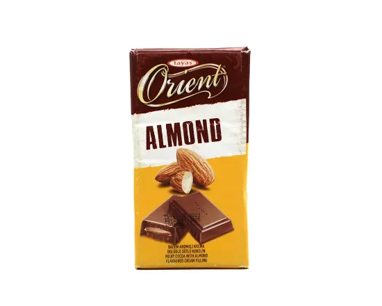 Tayas Orient Milky Chocolate & Almond 80gm | Shwapno Online Grocery ...