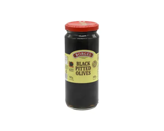 Borges Black Pitted Olives 320gm | ঢাকা, চট্টগ্রাম, কুমিল্লা ও সিলেটে স্বপ্নের অনলাইন মুদি কেনাকাটা