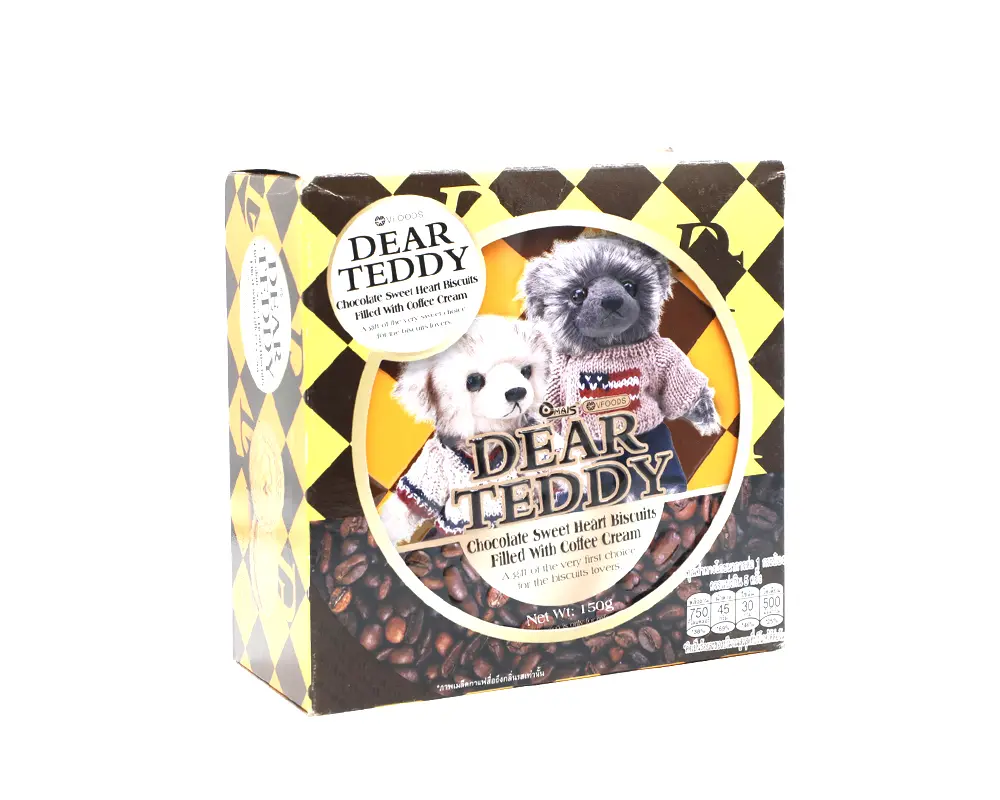 Shop Dear Teddy Chocolate Cream Biscuit 150gm Thailand at Shwapno.com ...