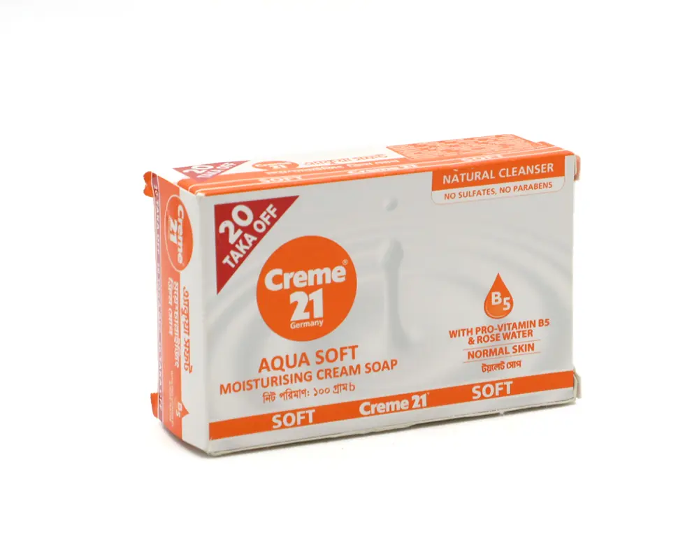 Shop Creme21 Aqua Soft M.Creme Soap 100gm at Shwapno.com | Shwapno ...