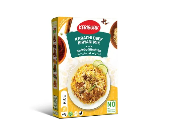 Shop KERIBURK Karachi Beef Biryani Mix 60gm at Shwapno.com | Shwapno ...