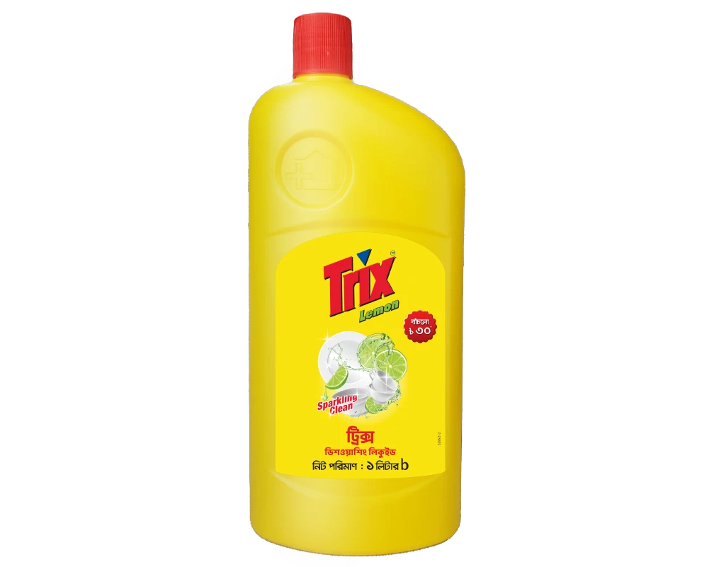 Shop Trix Dishwashing Liquid 1Liter Lemon at Shwapno.com | ঢাকা, চট্টগ্রাম, কুমিল্লা ও সিলেটে ...