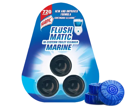 Shop Harpic Flush Matic Marine In Cistern Toilet Cleaner 3X50gm at ...
