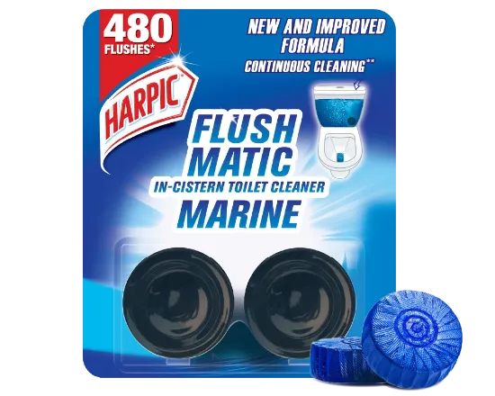 Shop Harpic Flush Matic Marine In Cistern Toilet Cleaner 2X50gm at ...