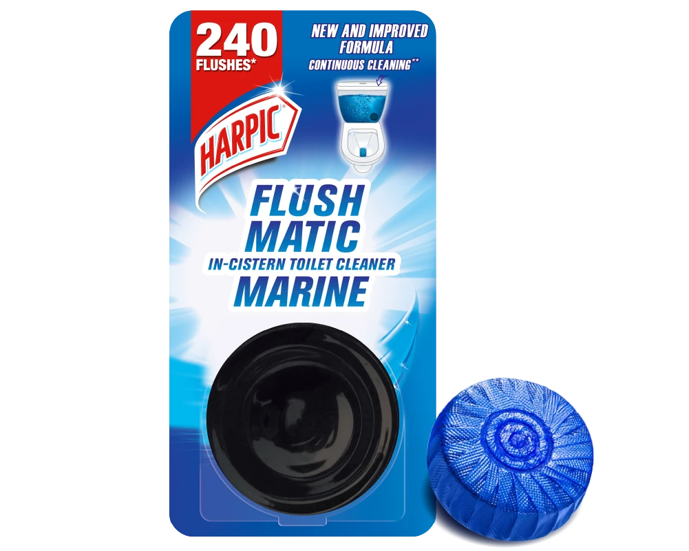Shop Harpic Flush Matic Marine In Cistern Toilet Cleaner 50gm at ...