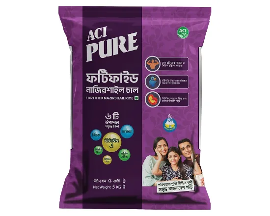 Shop ACI Pure Fortified Najirshile Rice 5kg at Shwapno.com | ঢাকা ...