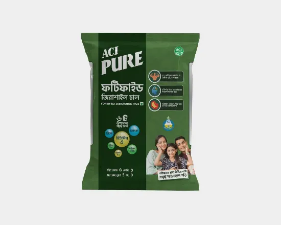 Shop ACI Pure Fortified Jeerashail Rice 5kg at Shwapno.com | Shwapno ...