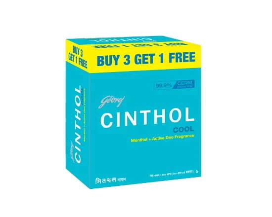 Shop Godrej Cinthol Cool 100gm (Buy3 Get 1Free) at Shwapno.com | ঢাকা ...
