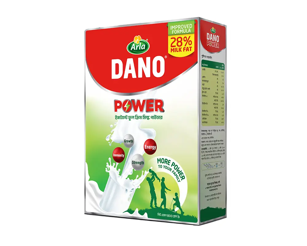 Shop Dano Power Full Cream Milk Powder 400gm (BIB) at Shwapno.com ...