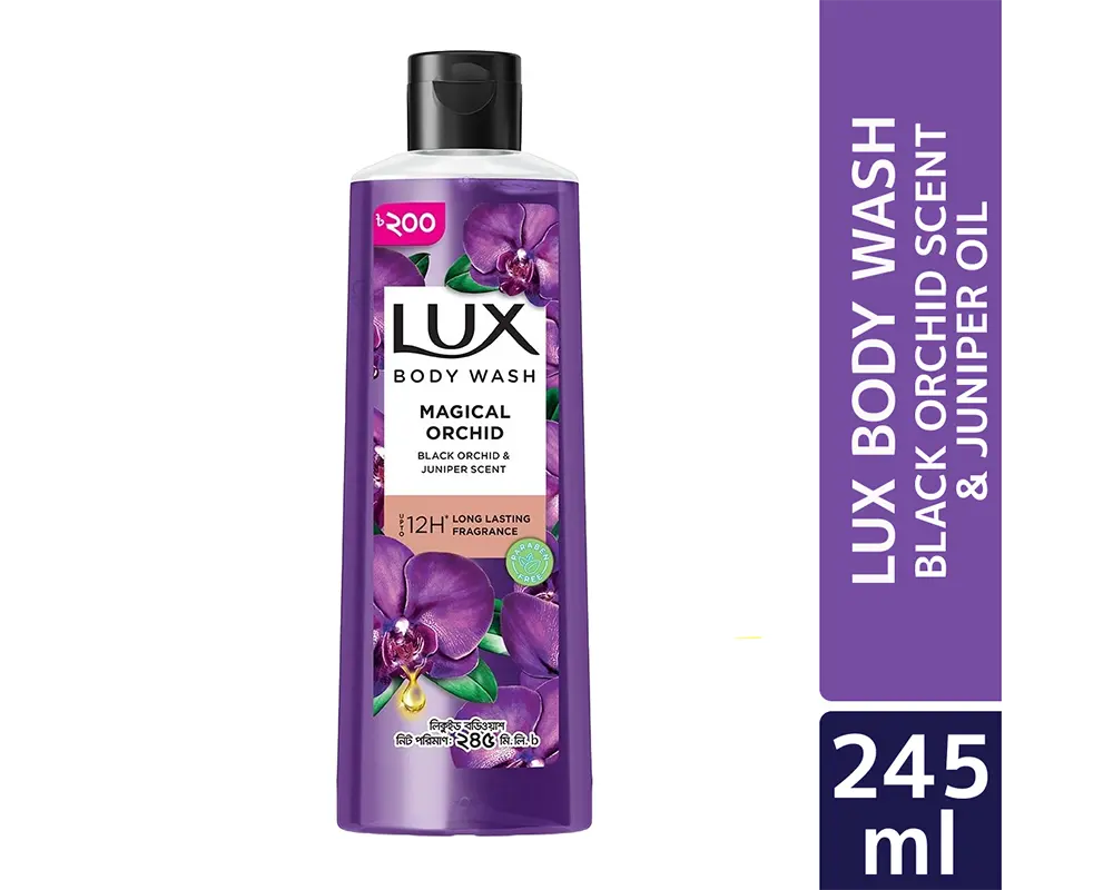 Shop Lux Body Wash Black Orchid Scent & Juniper Oil 245ml at Shwapno.com | Shwapno Online ...