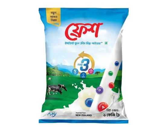 Shop Fresh Instant Full Cream Milk Powder 1000gm at Shwapno.com ...