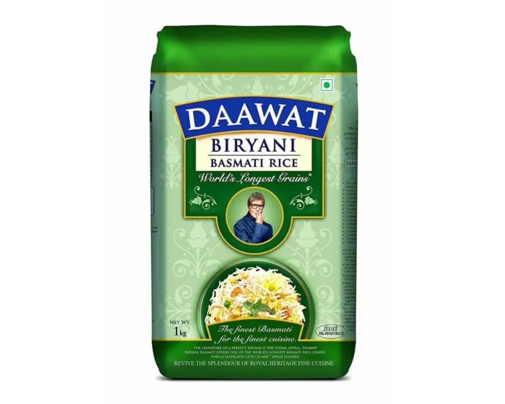 Shop Daawat Biryani Basmati Rice 1kg at Shwapno.com | ঢাকা, চট্টগ্রাম ...