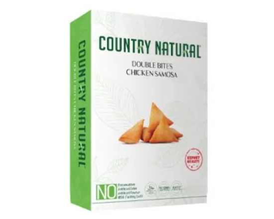 Shop Country Natural Double Bites Chicken Samosa 250gm at Shwapno.com ...