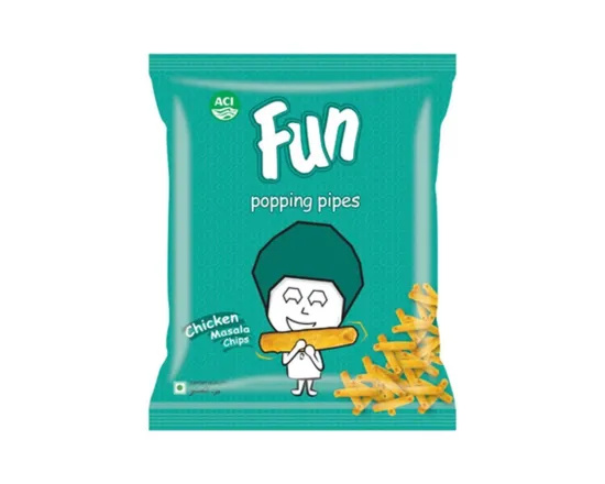 Shop ACI Fun Popping Pipes Chicken Masala Chips 18gm at Shwapno.com ...